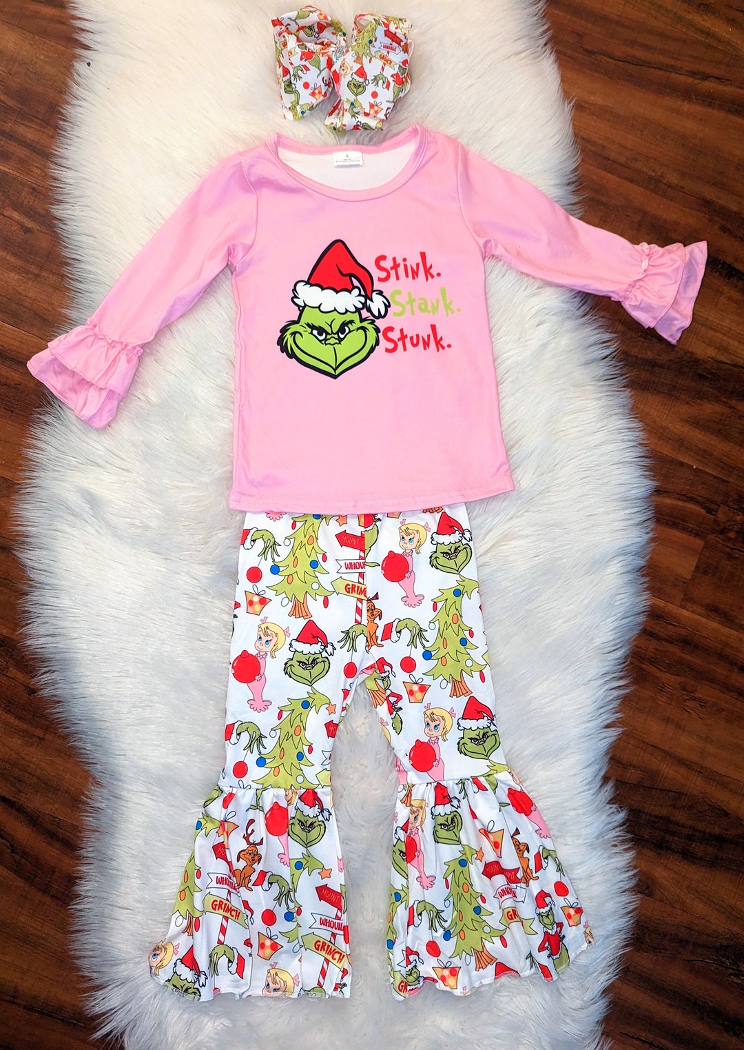 GRINCH Pink Set - Etsy