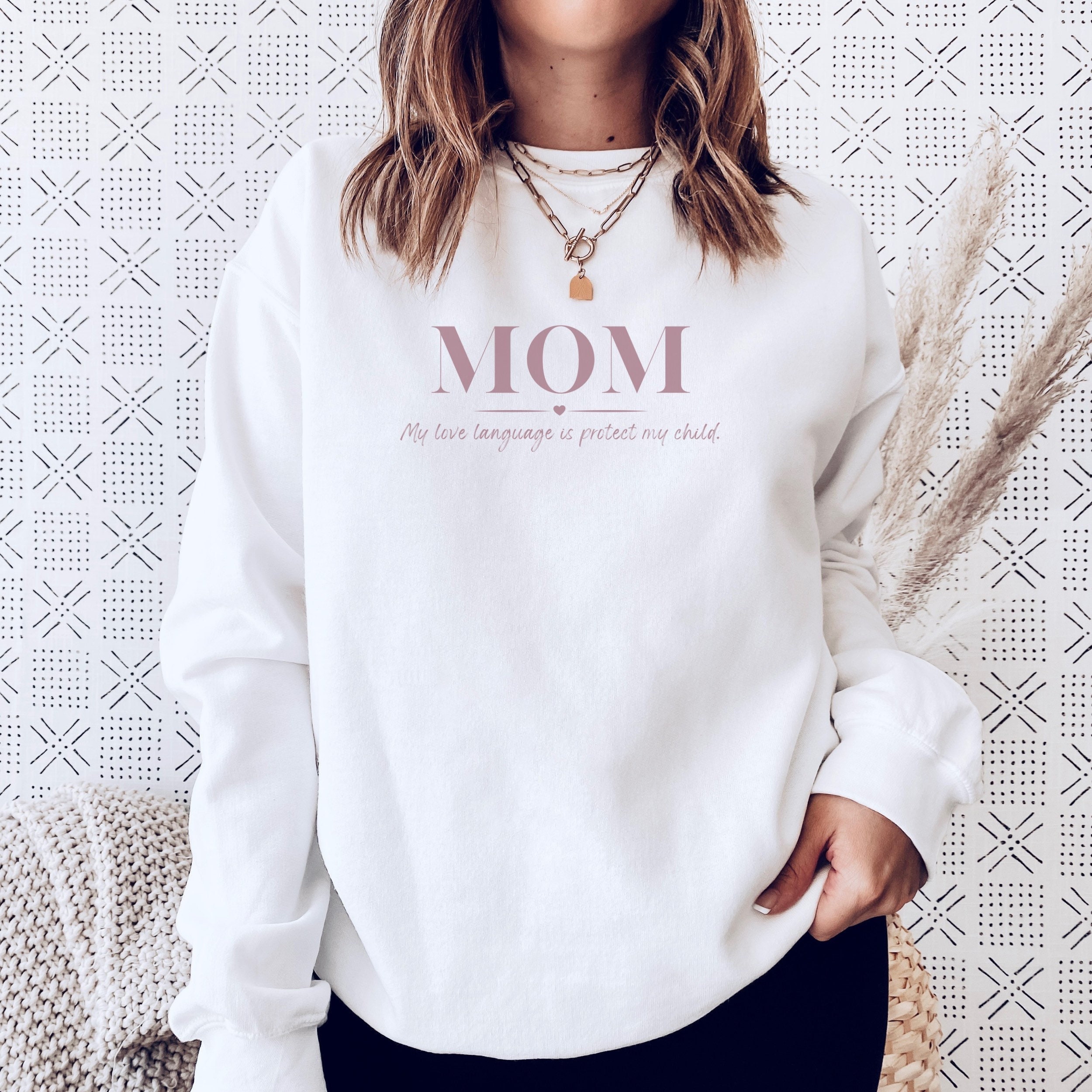 Mom My Love Language is Protect My Child Sweatshirt, Mom Advocate, Gift ...
