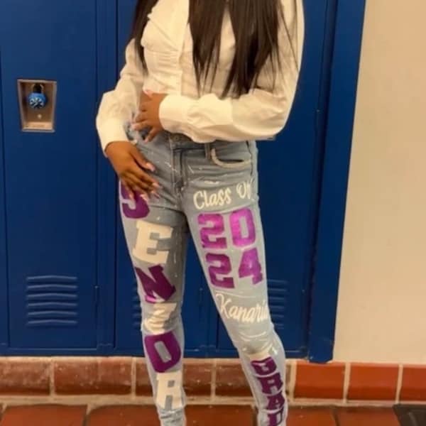 Customized Jeans - Etsy