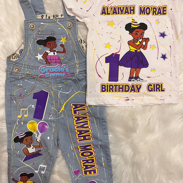 Gracies Corner Birthday Outfit Svg - Etsy