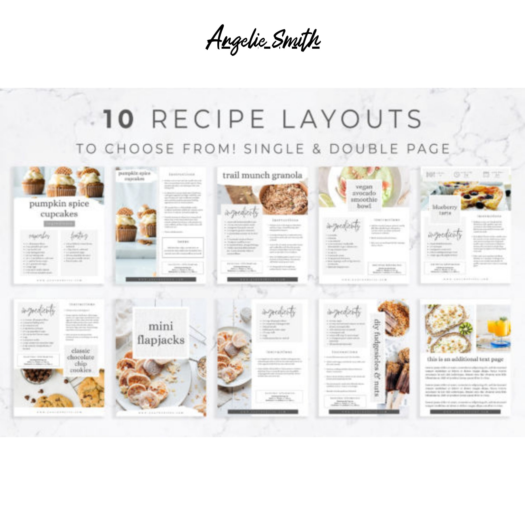 Recipe Cookbook Ebook Template Edit on Canva, Delicious Meals in 25 ...