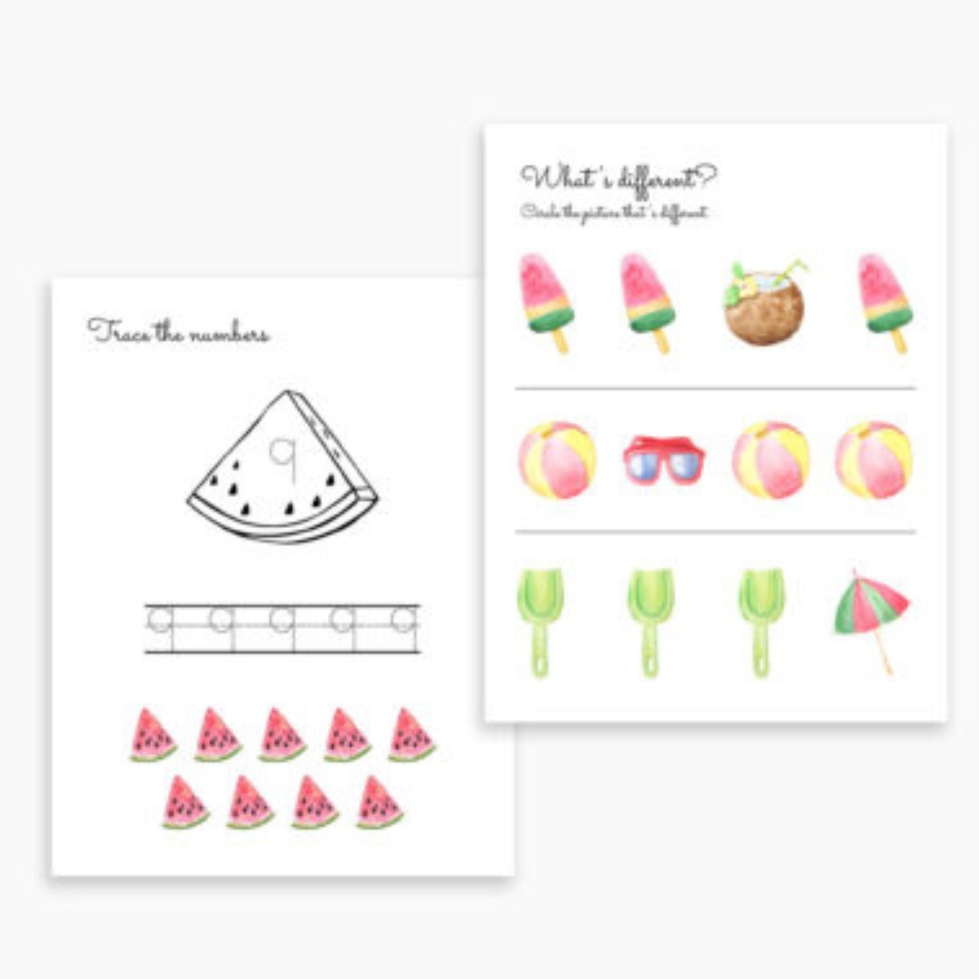 Toddler Workbook | Worksheets | Ages 2-4, 100 Pages Printable PDF - Etsy
