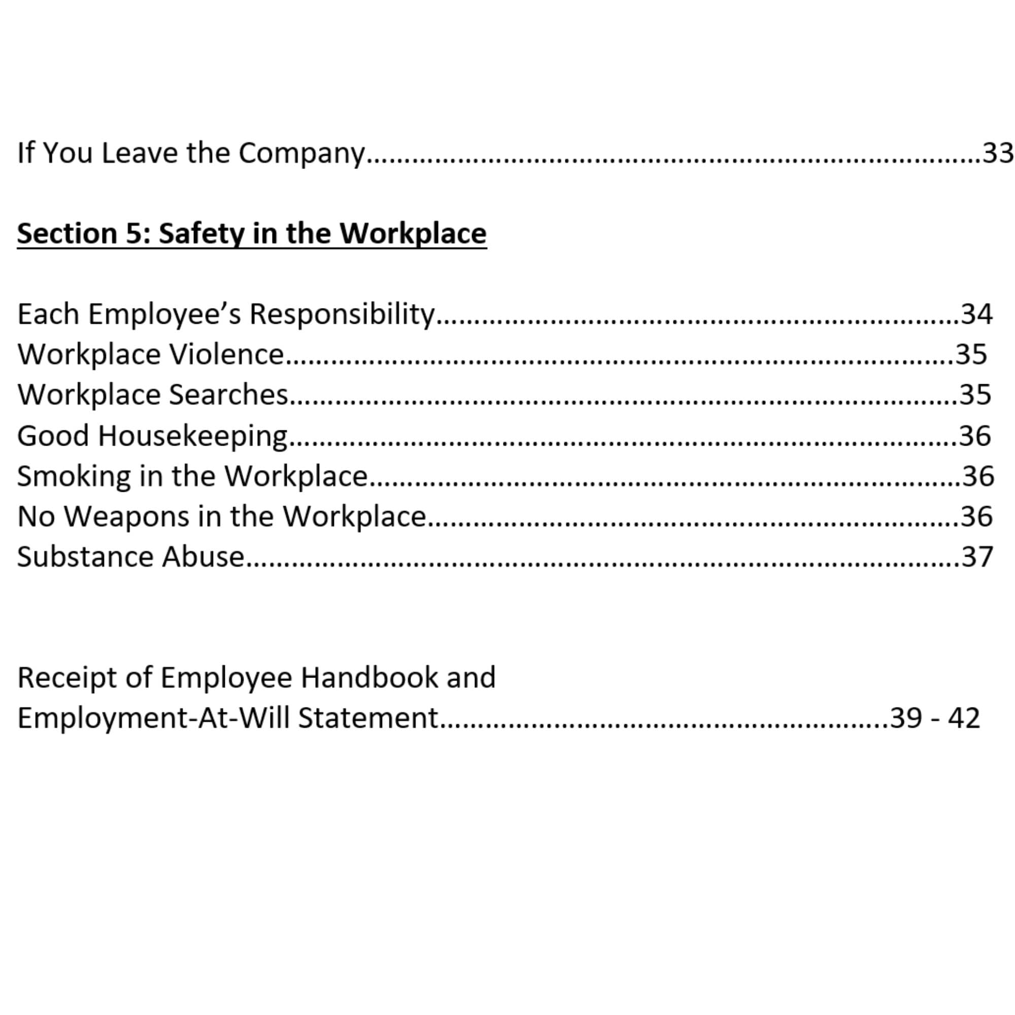 Employee Handout Template, Employee Welcome Package | New Employee ...