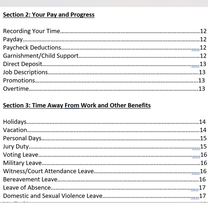 Employee Handout Template, Employee Welcome Package | New Employee ...