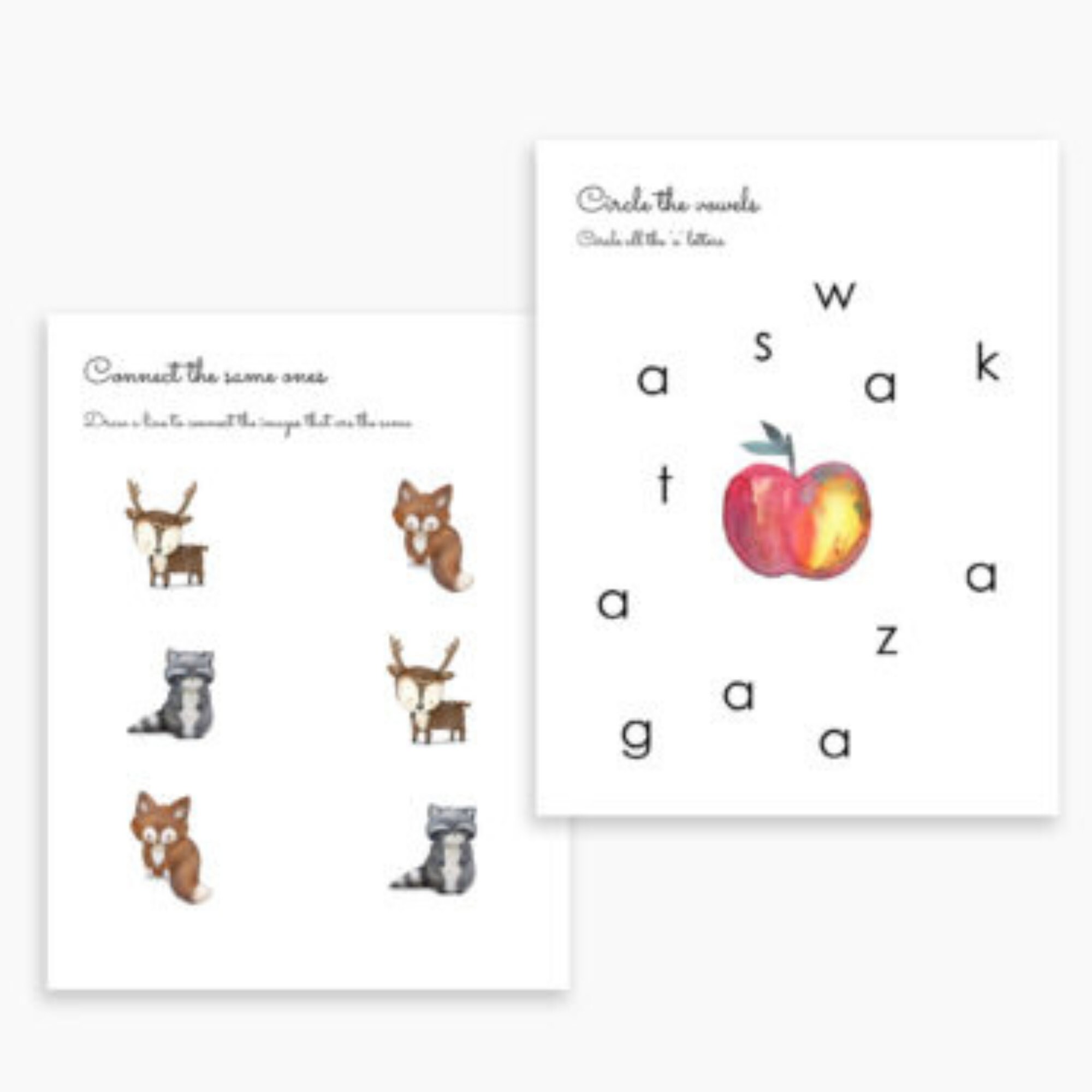 Toddler Workbook | Worksheets | Ages 2-4, 100 Pages Printable PDF - Etsy