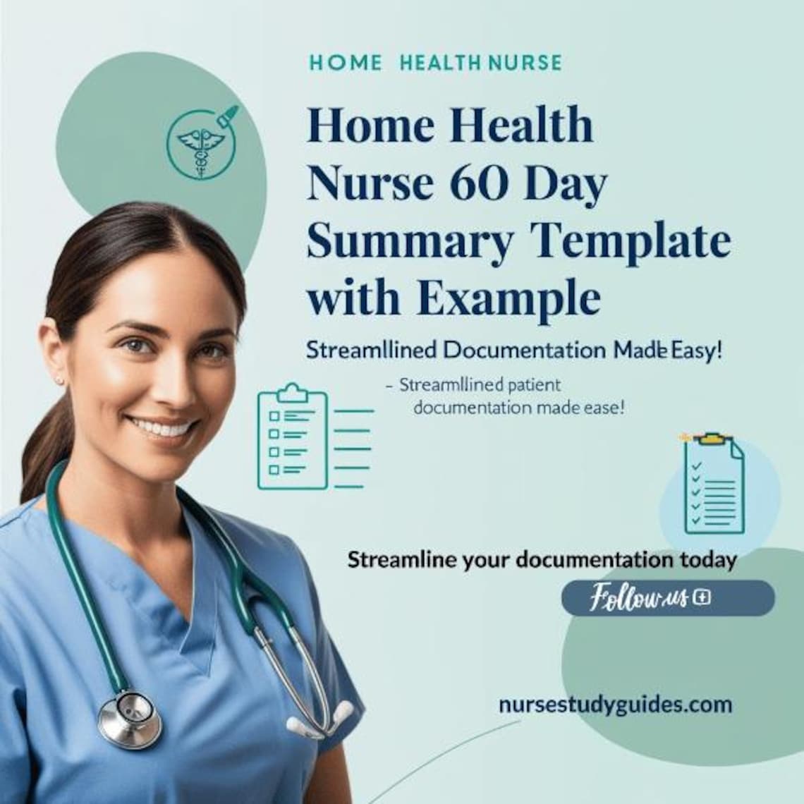 Home Health Nursing Documentation: 60 Day Summary Template and Example ...