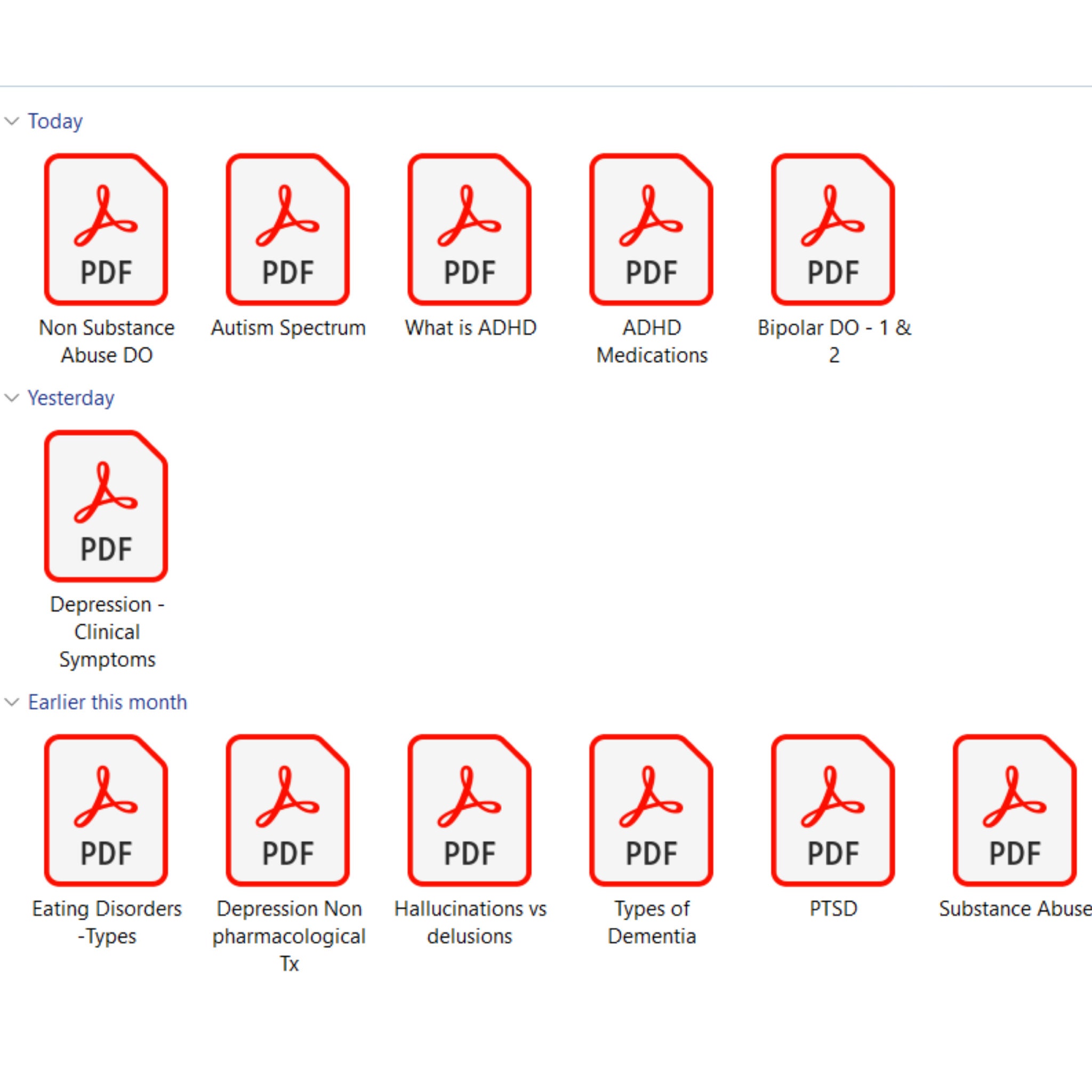 The Ultimate Nursing Cheat Sheet Study Bundle: Mental Health Diagnosis ADHD, Autism, Depression ...