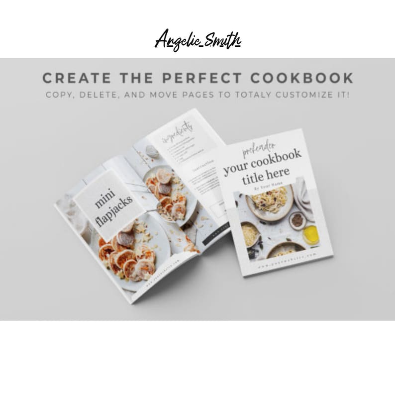 Recipe Cookbook Ebook Template Edit on Canva, Delicious Meals in 25 ...