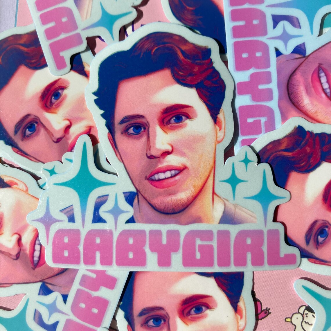 Jerma985, Babygirl 3" Sticker | Waterproof Sticker for Laptops, Phone ...