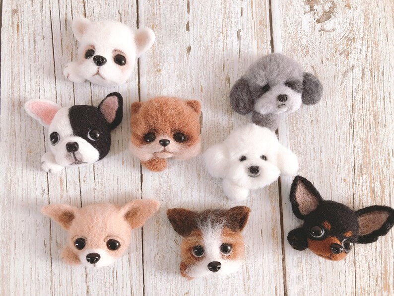 Frenchie in a Pocket Needle Felting Kits Beginner friendly | Etsy