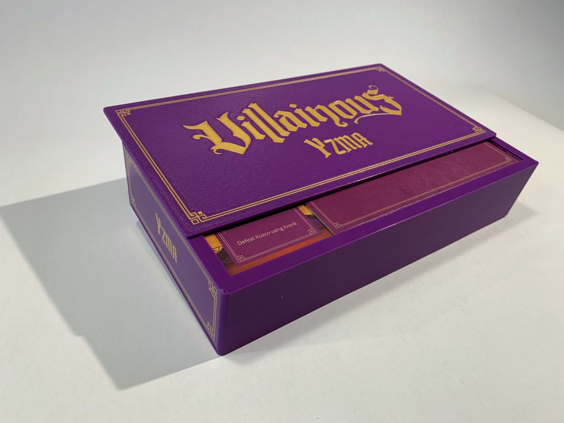 D Villainous Boxes evil Comes Prepared - Etsy
