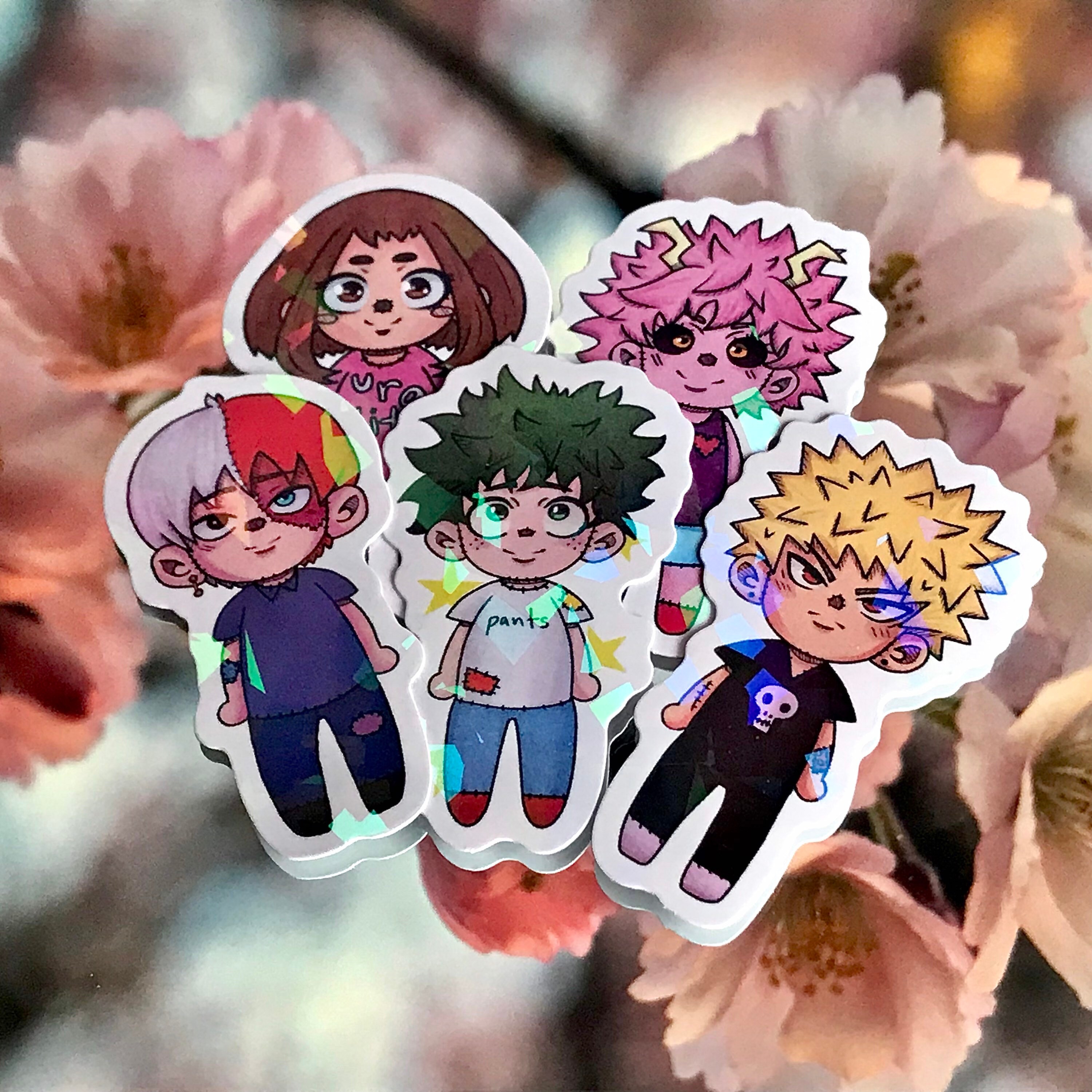 Stickers, Labels & Tags My Hero Academia Todoroki Holographic Stickers ...