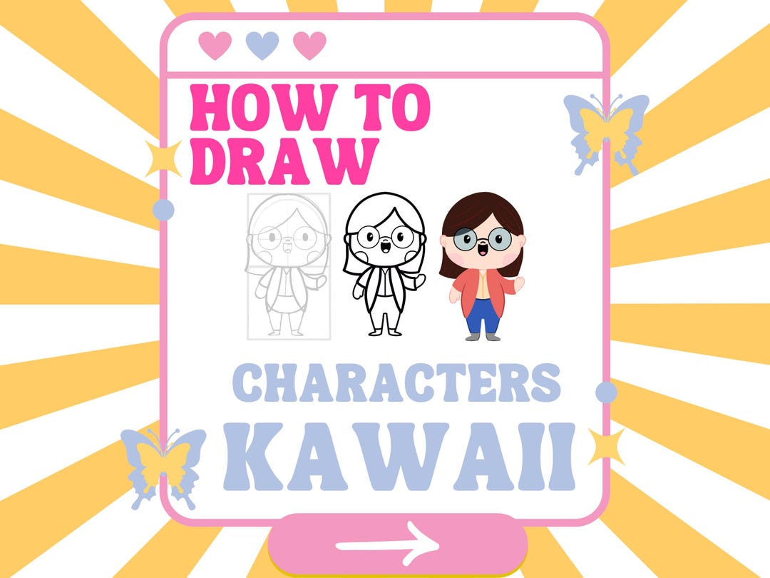 Guide: How to Draw Cute Kawaii Characters - Etsy
