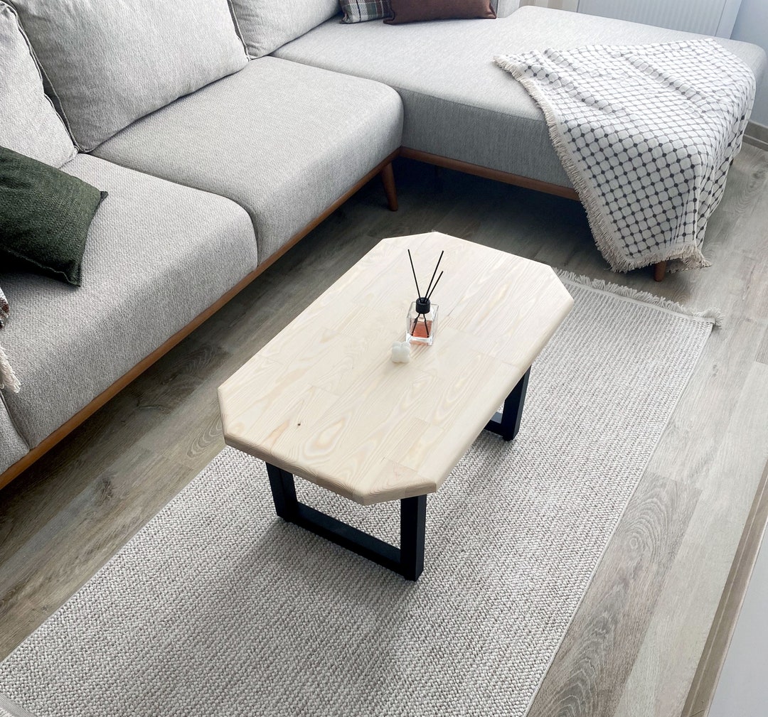 Unfinished Coffee Table, Customizable Non-toxic Solid Wood Coffee Table ...