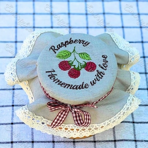 Jar Lid Cover Machine Embroidery Design Set No. 1 - Etsy