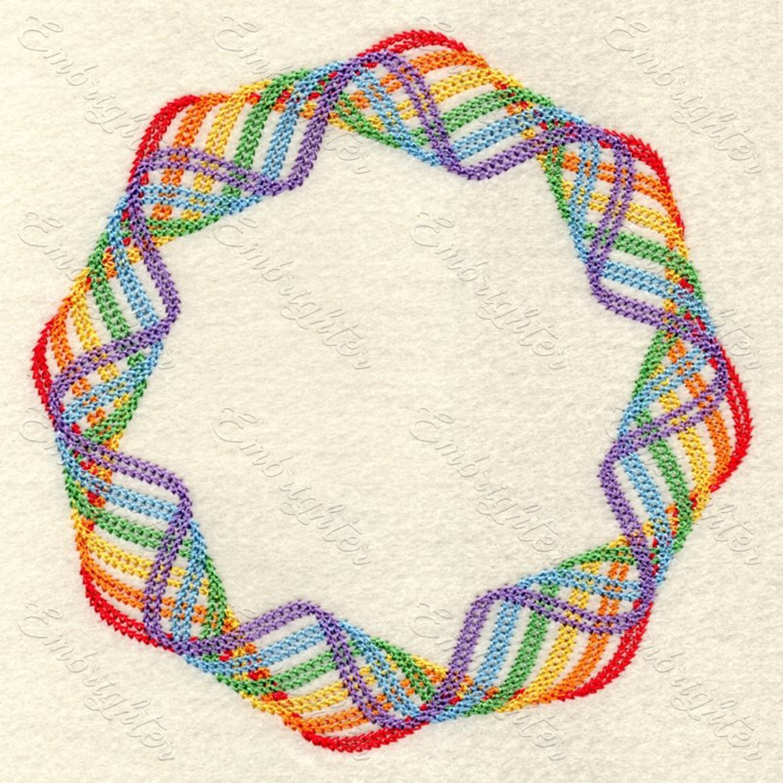 Curved Lines With Chain Stitch Embroidery Design Medium - Etsy