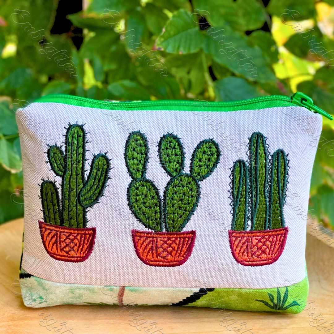 Cactus Set Machine Embroidery Design - Etsy