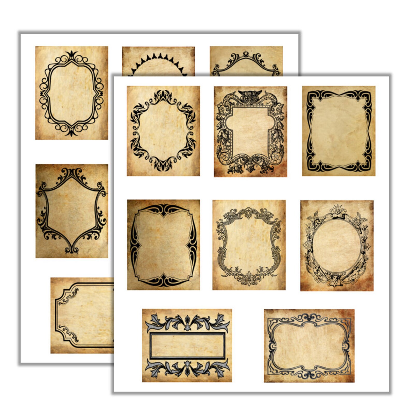 Digital Antique Labels Instant Download Vintage Labels - Etsy