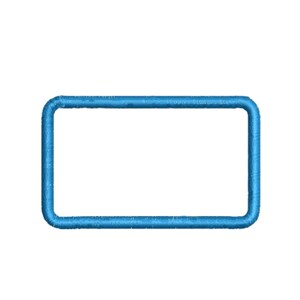 Rounded Rectangle Outline Embroidery Design Rectangle Applique Digital ...