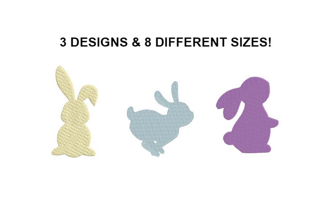 Bunny Rabbit Embroidery Design - Easter Bunny - Easter Digital Design ...