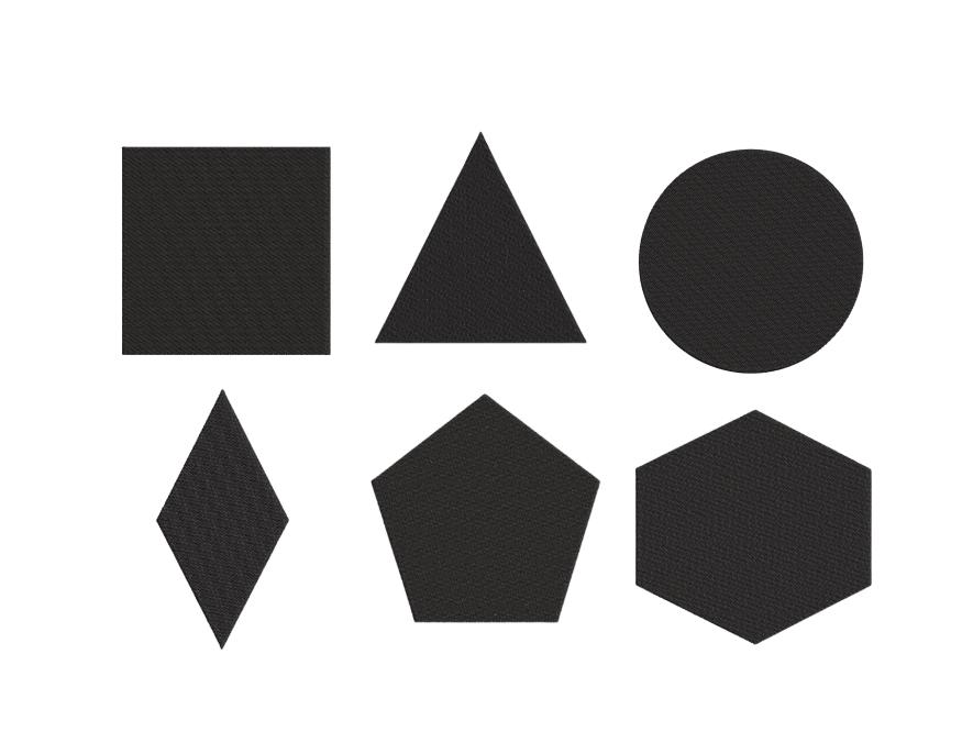 Shapes Embroidery Designs Bundle Pack - Variety Shapes Digital Design ...