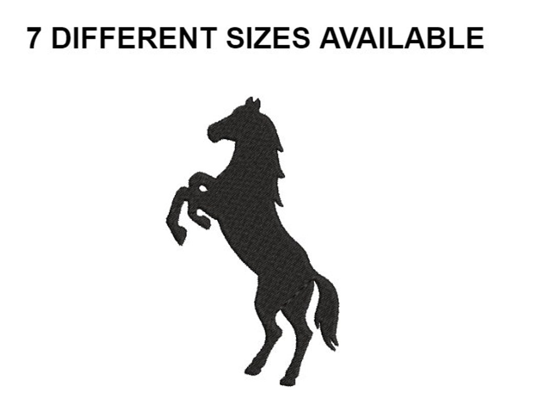 Stallion Embroidery Design - Western Digital Design - Machine ...
