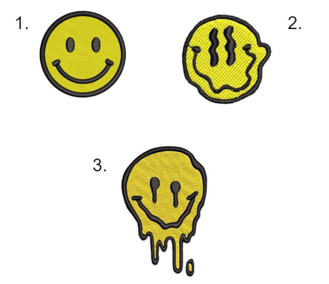 Smiley Face Embroidery Design Bundle - Smile Digital Design - Machine ...