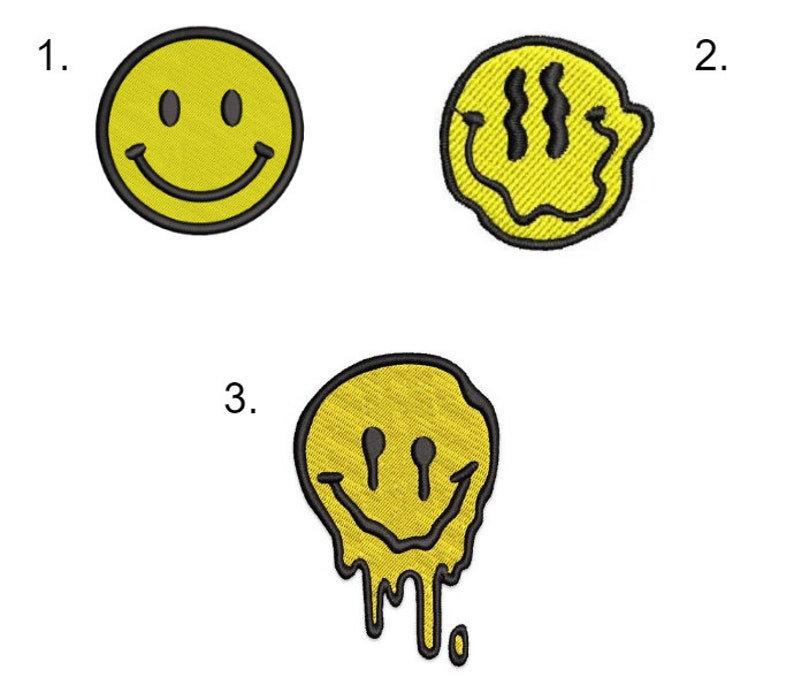 Smiley Face Embroidery Design Bundle Smile Digital Design - Etsy