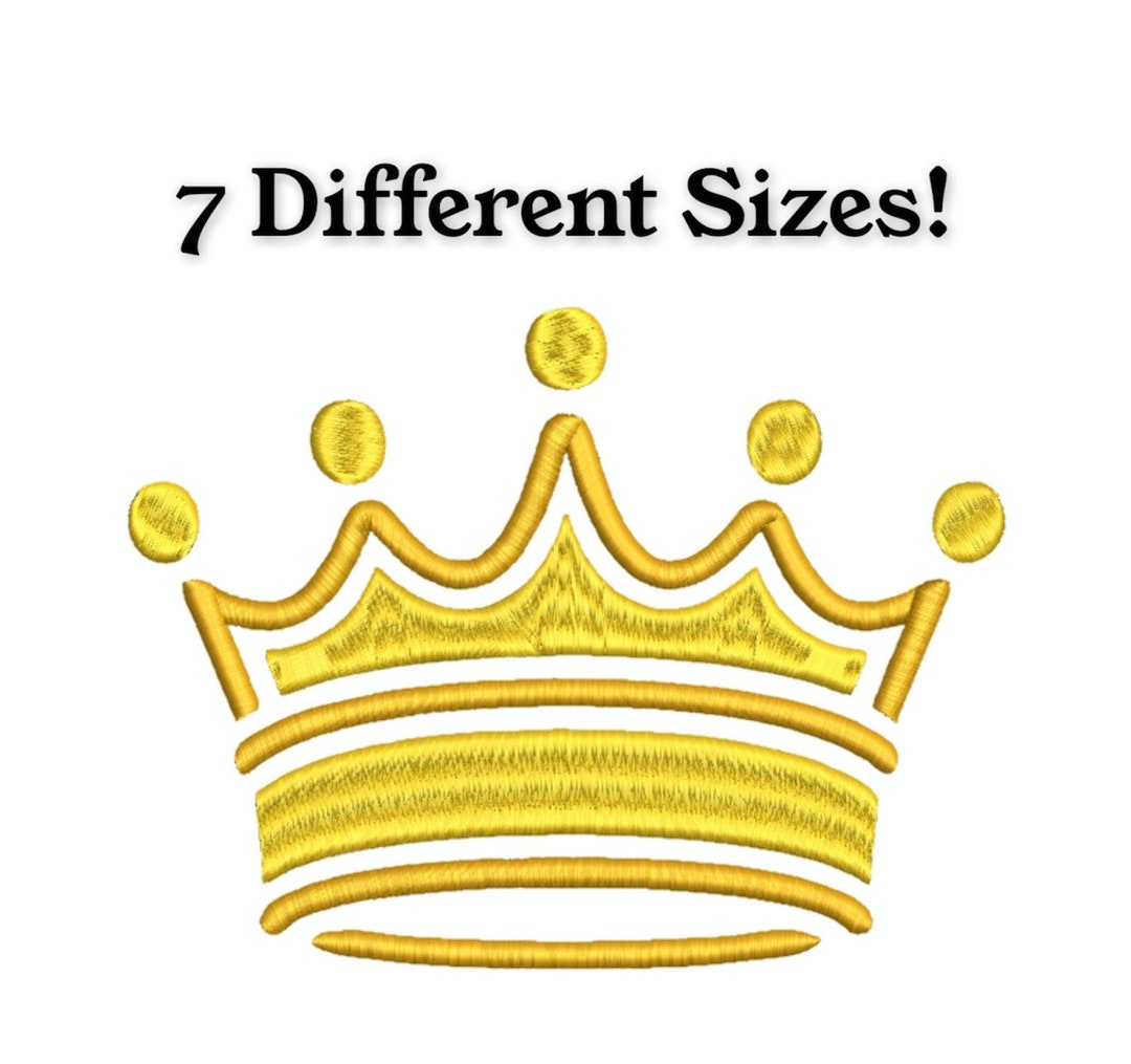 Crown Embroidery Design - King Digital Design - Machine Embroidery ...