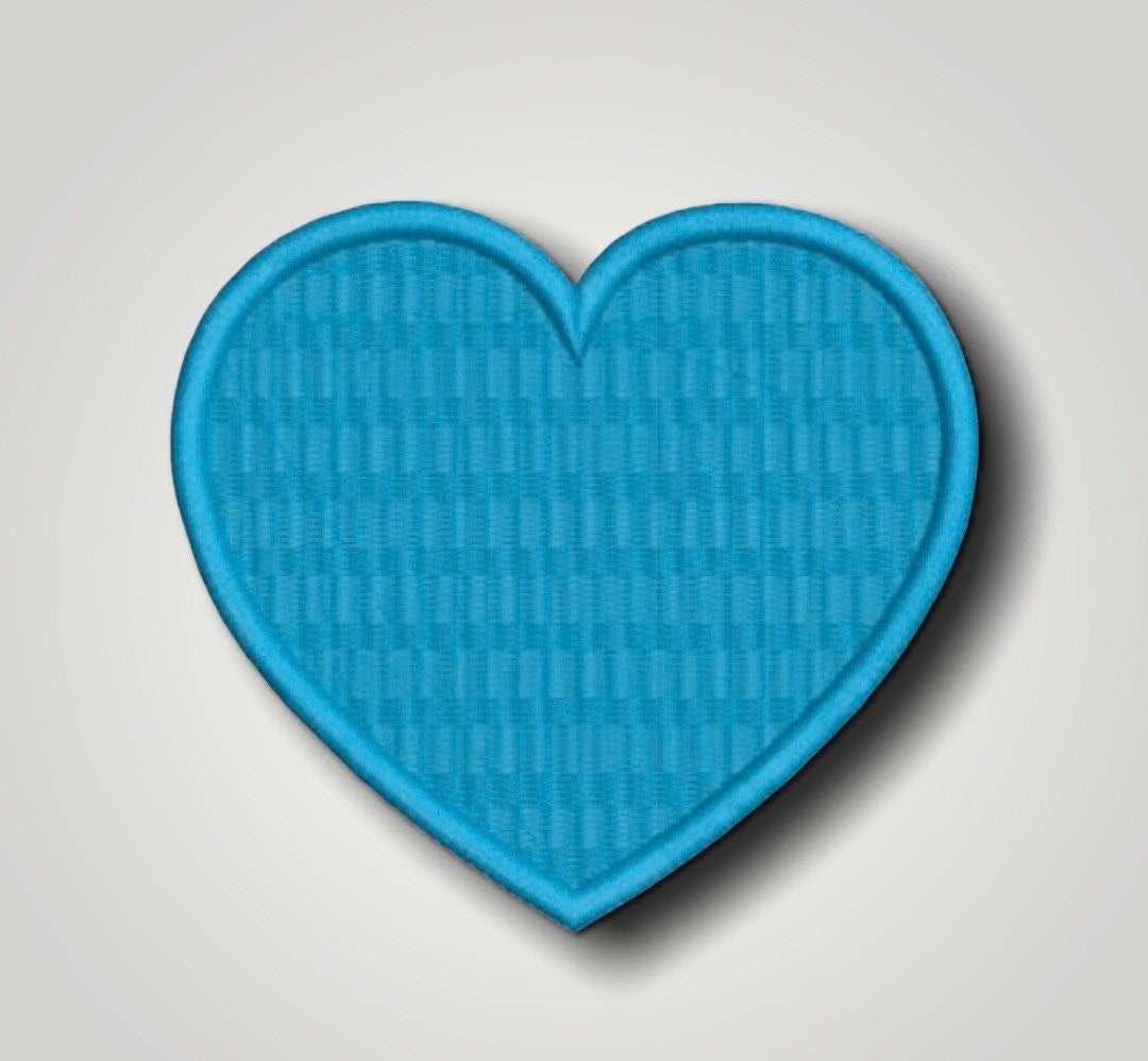 Heart Embroider Design - 4x4 Hoop - Machine Embroidery Design - Heart ...