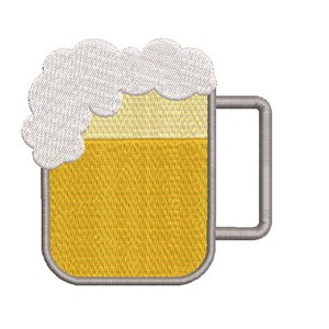 Beer Embroidery Design - Beer Mug Digital Design - St. Patricks Day ...