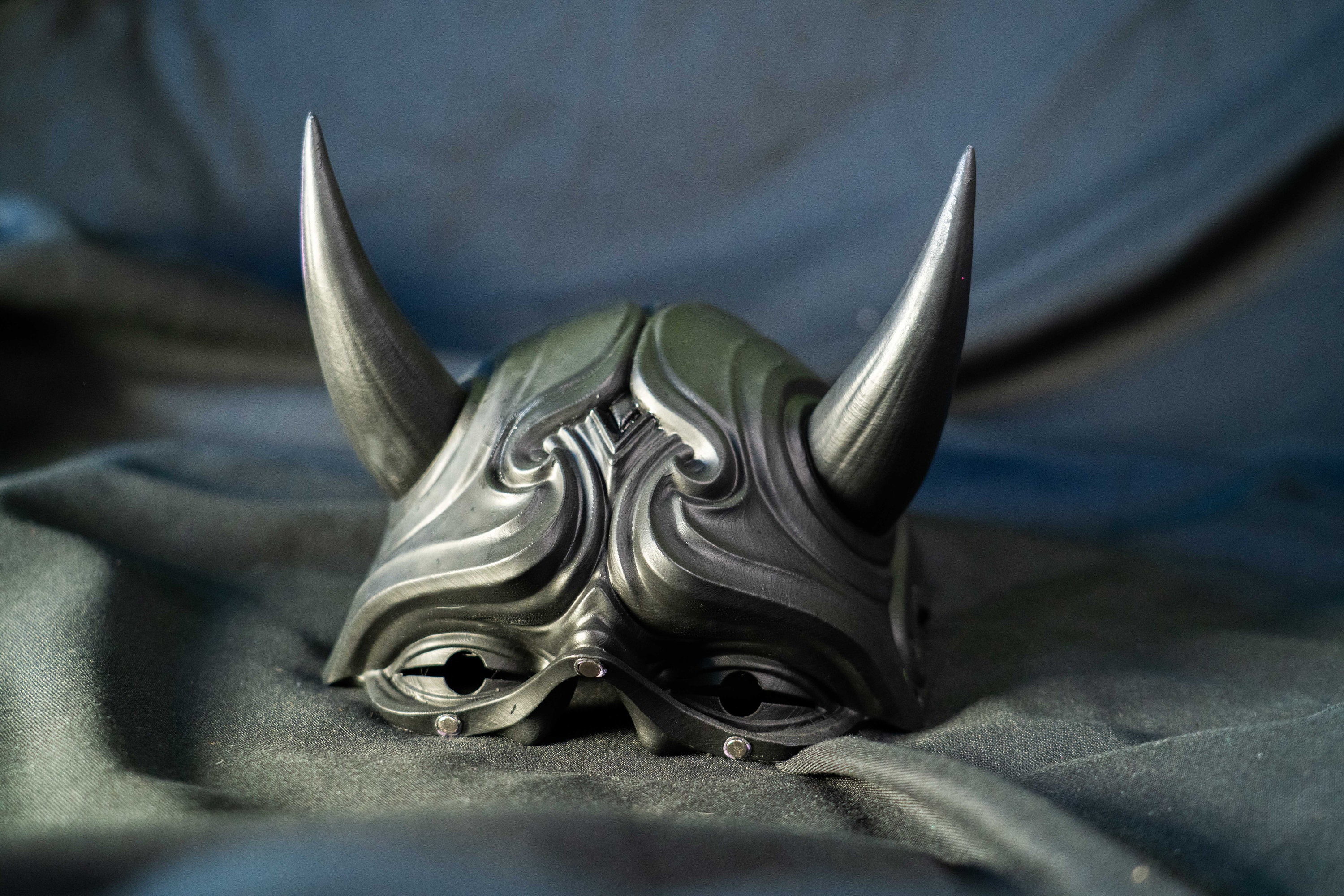 Hannya Oni Mask Wearable, Hannya Oni and Namanari Mask, Collectible ...