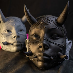 Hannya Mask Wearable, Hannya Chunari and Namanari Mask, Collectible ...