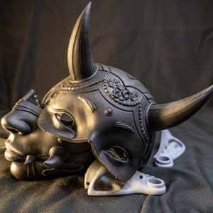 Hannya Mask Wearable, Hannya Chunari and Namanari Mask, Collectible ...