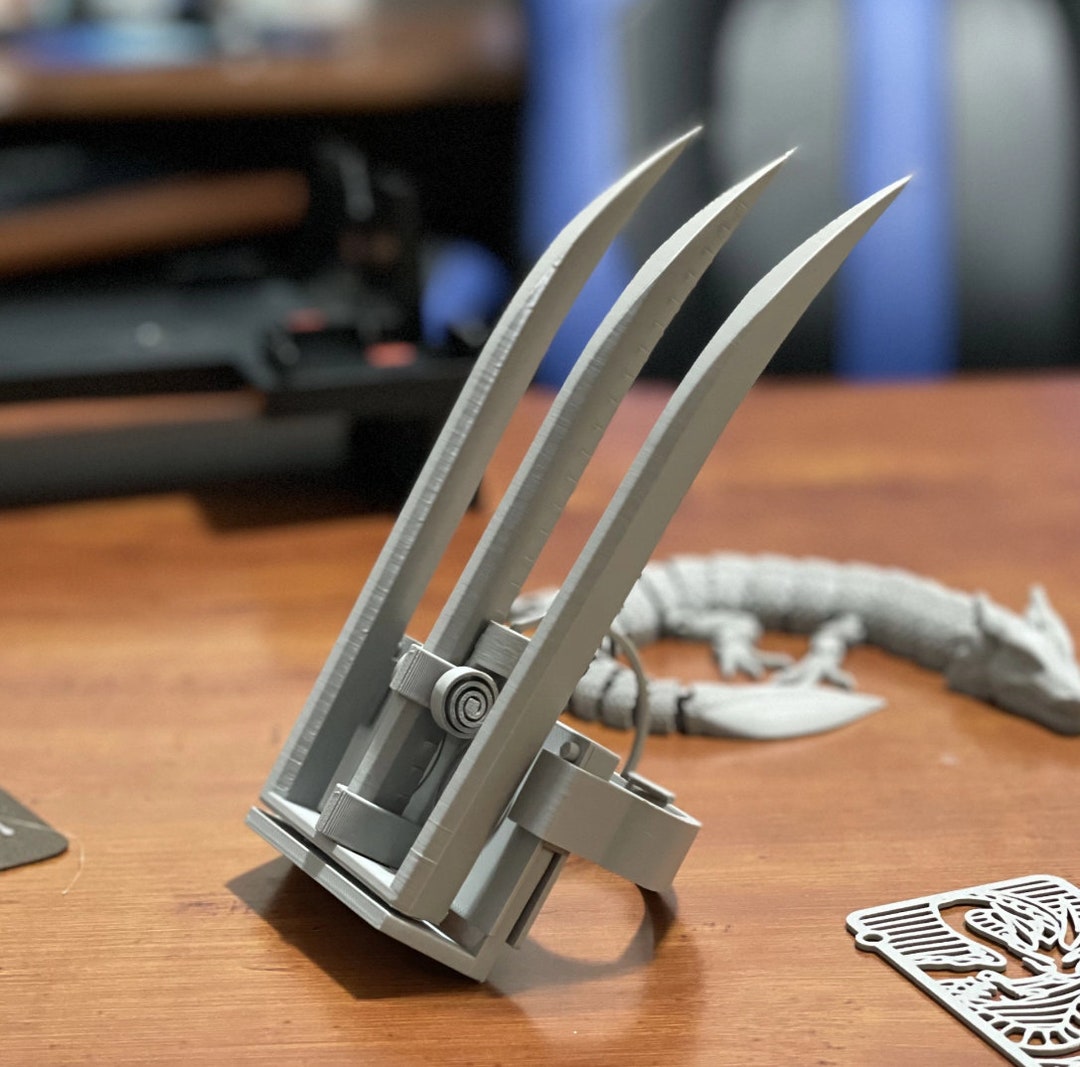 Wolverine Retractable Claws 3D Printed, Wolverine Claws, Wolverine ...