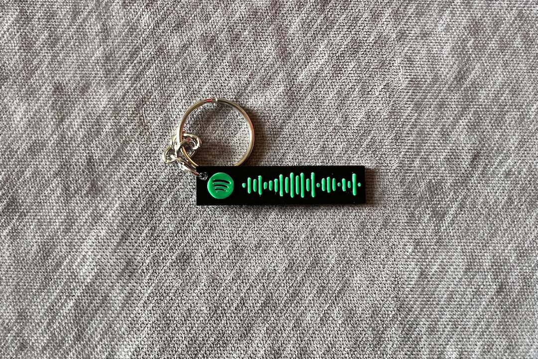 Custom Spotify Keychain, Custom Music Code Keychain With Your Song ...