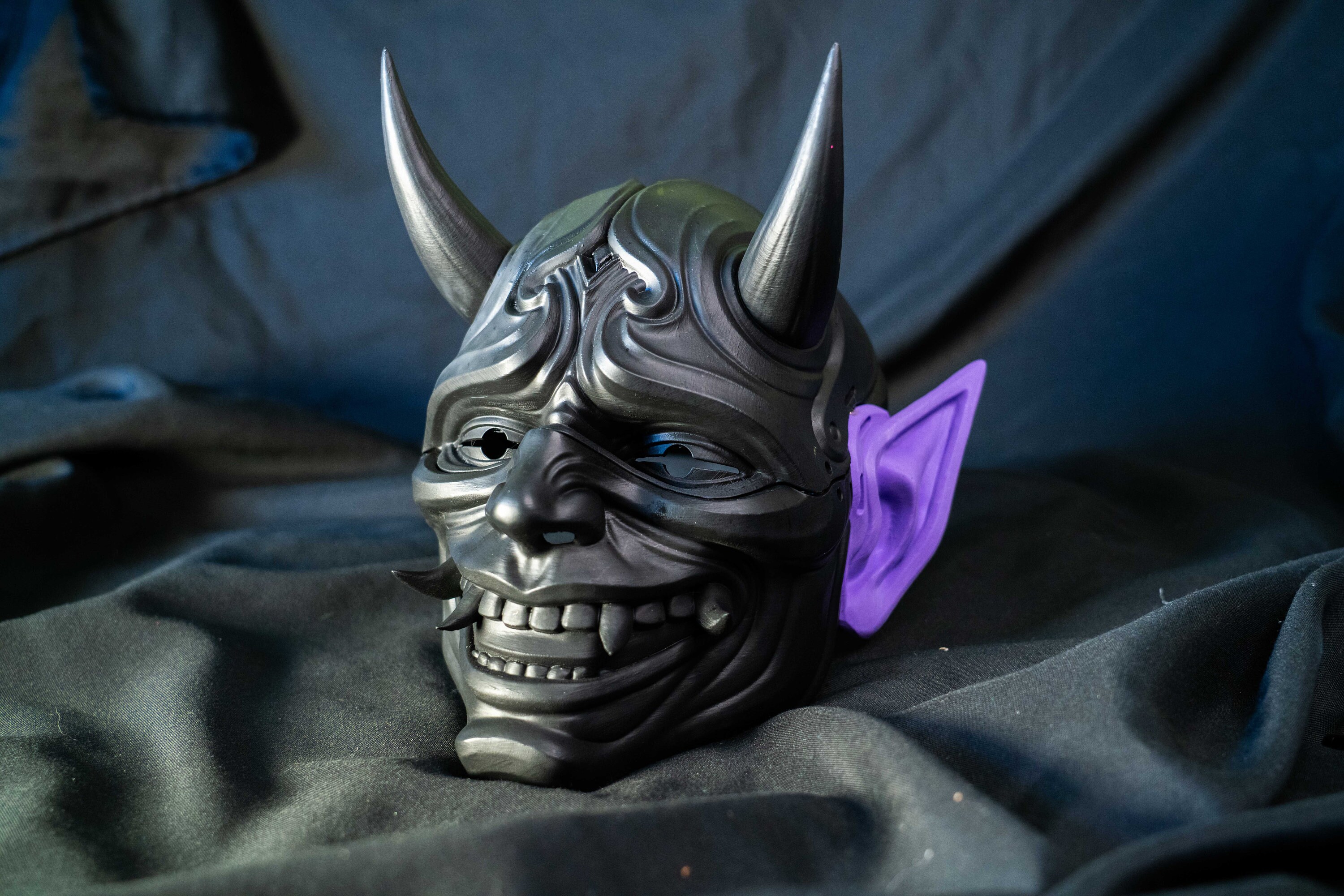 Hannya Oni Mask Wearable, Hannya Oni and Namanari Mask, Collectible ...