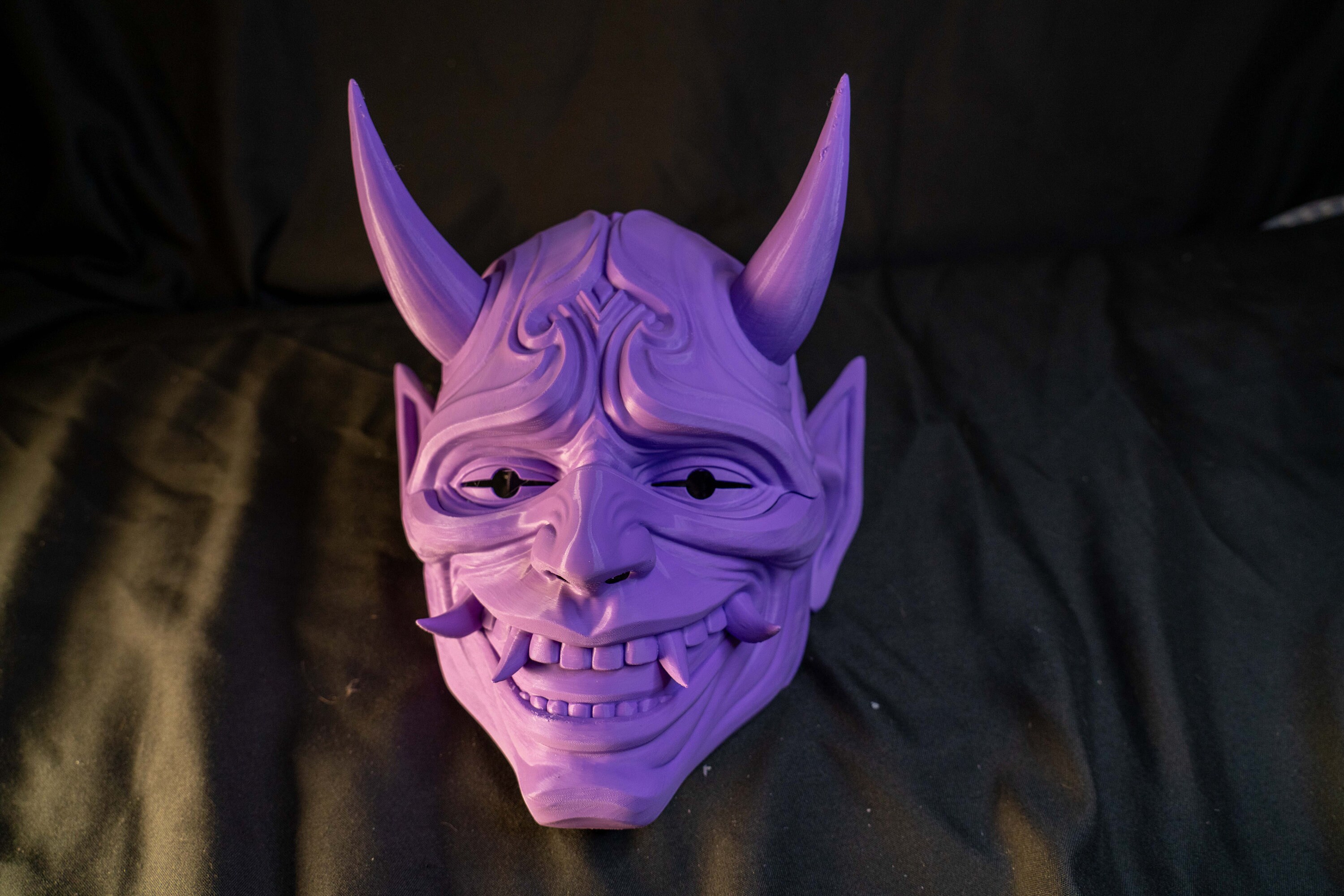 Hannya Oni Mask Wearable, Hannya Oni and Namanari Mask, Collectible ...