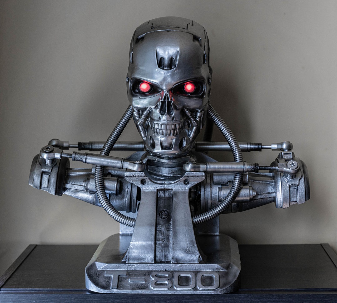 Handcrafted 3d-printed T800 Terminator Replica 1:1 Scale Handcrafted in ...