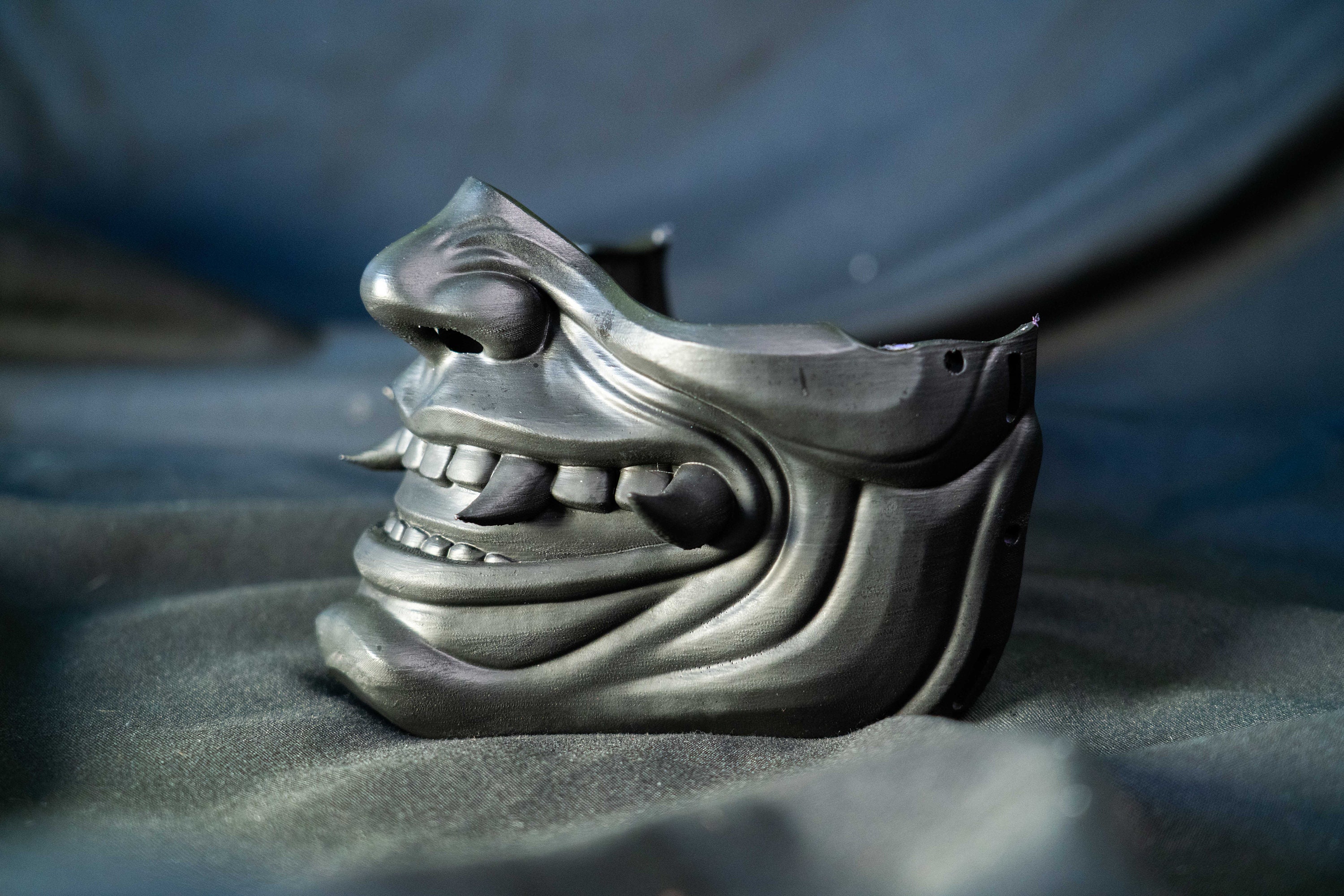 Hannya Oni Mask Wearable, Hannya Oni and Namanari Mask, Collectible ...