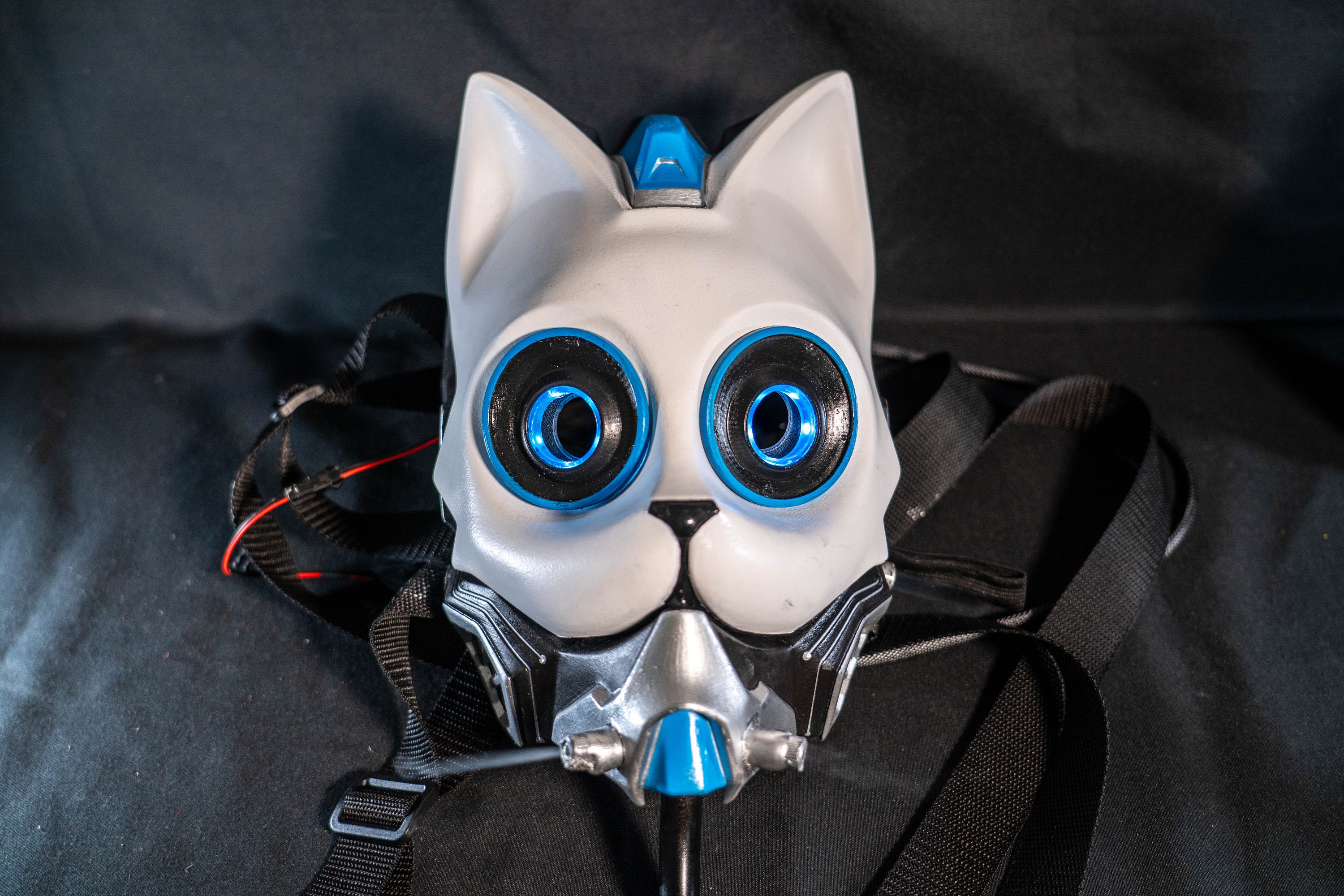 Neoneko, Cybercat, Cyberpunk Helmet, Science Fiction Cosplay Mask, Neo ...