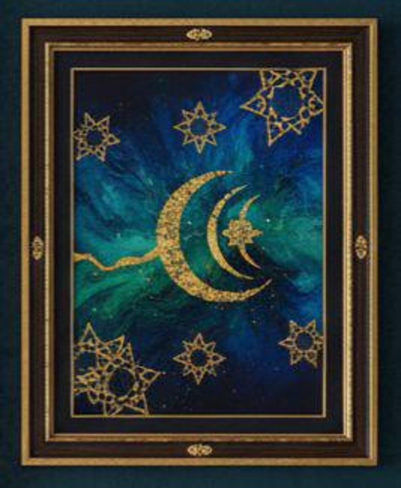 Arabic luxurious wall Art - Etsy France