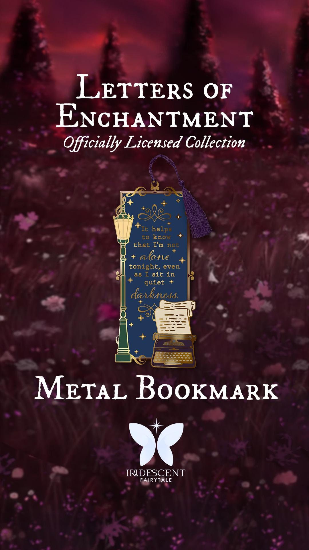 Divine Rivals, Ruthless Vows Quote Metal Bookmark With Tassle ...