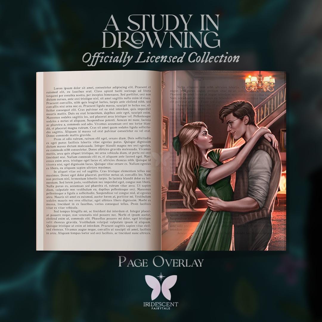 A Study in Drowning by Ava Reid Page Overlay - Officially Licensed ...