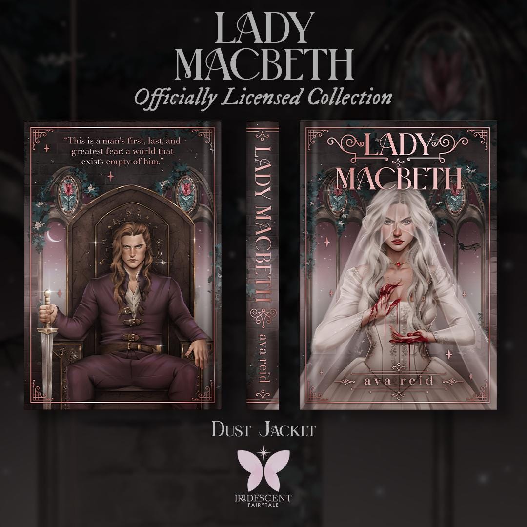 Lady Macbeth by Ava Reid Dust Jacket - Officially Licensed, Young Adult ...