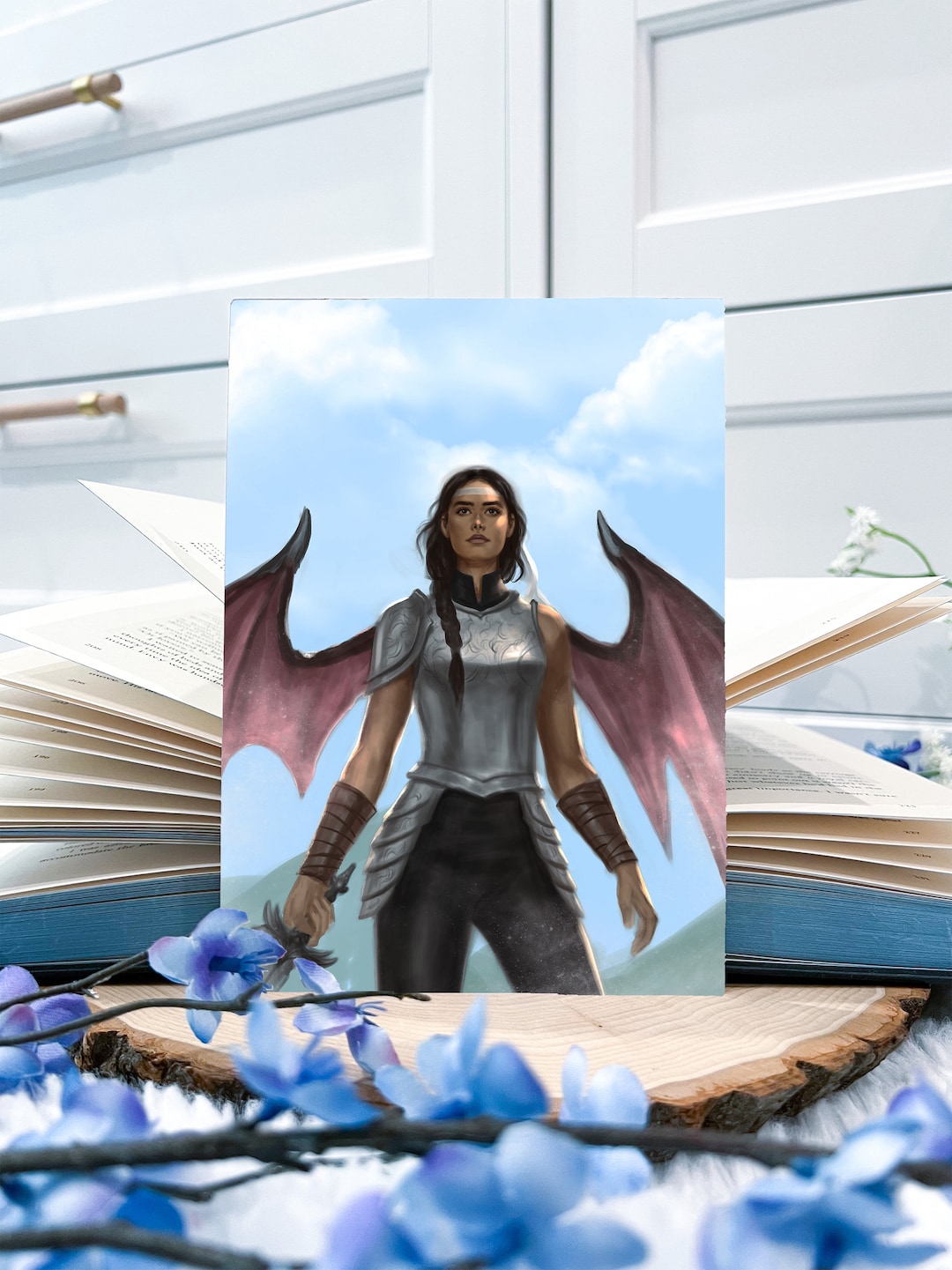 The Valkyries - Emerie | Premium Art Print Sarah J. Maas | A Court of ...