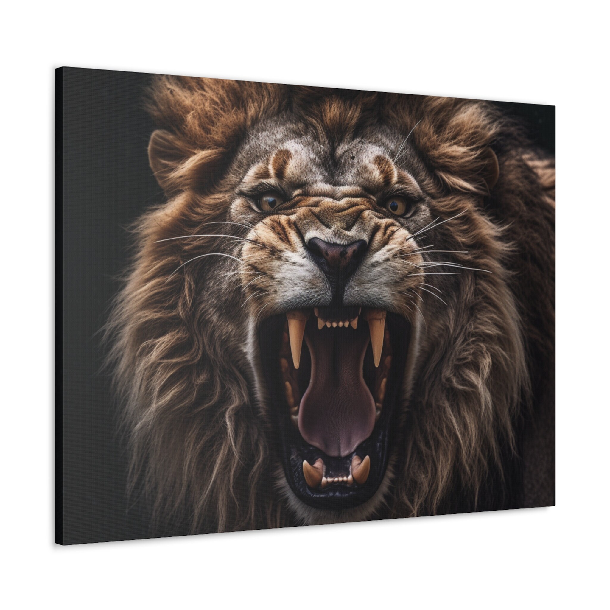 Lion Canvas Wall Art Home Room Decor Lion Wall Art Majestic - Etsy