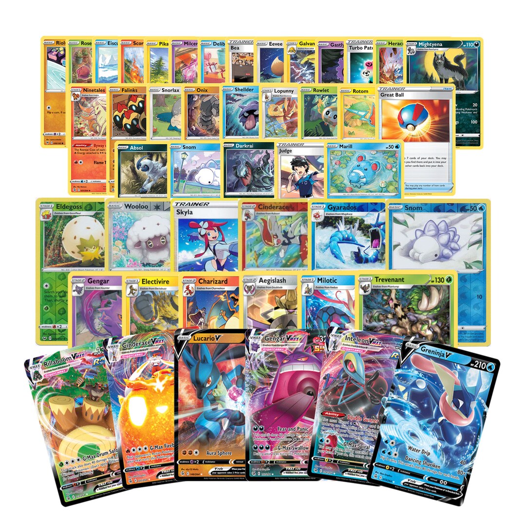Rare Card Collectors Bundle 40 Cards 4 Rare/foil Cards 1 - Etsy