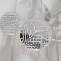 Editable Name Tags for School, Retro Disco Ball, Cubby Tags, Locker ...