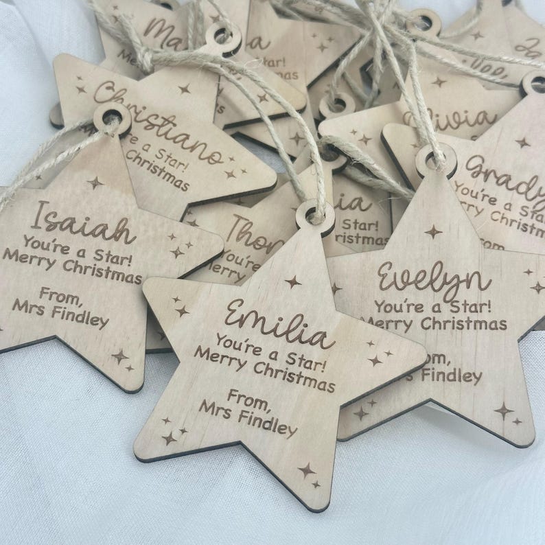 You're a Star! End of Year Student Gift | Teacher Class Present Bauble ...